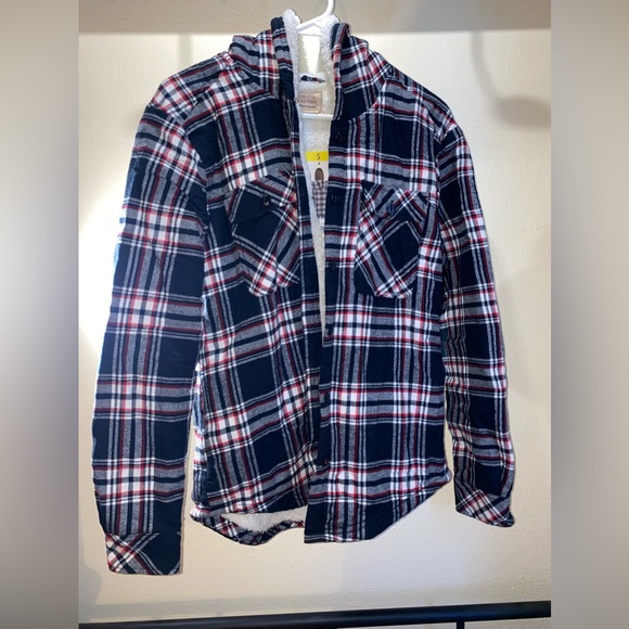 Boston Traders | Jackets & Coats | Boston Traders Sherpa Lined Flannel ...
